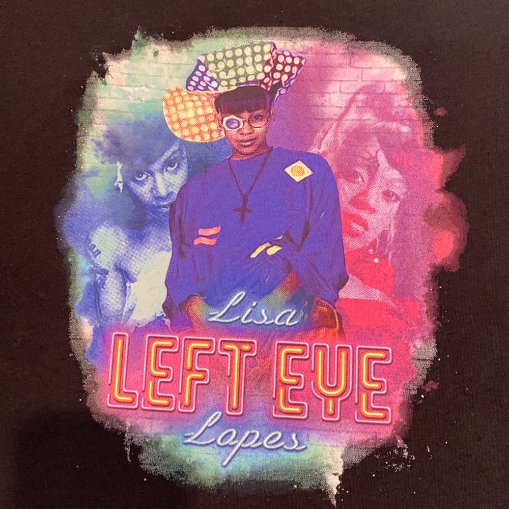 Rare Htf Cross Colours Lisa Lopes Tlc Left Eye Graphi… - Gem